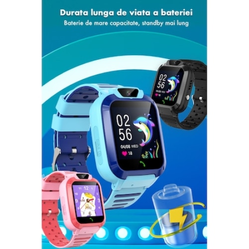 Детски GPS 4G смарт часовник, DH11, с GPS локация, WIFI, SOS бутон ...