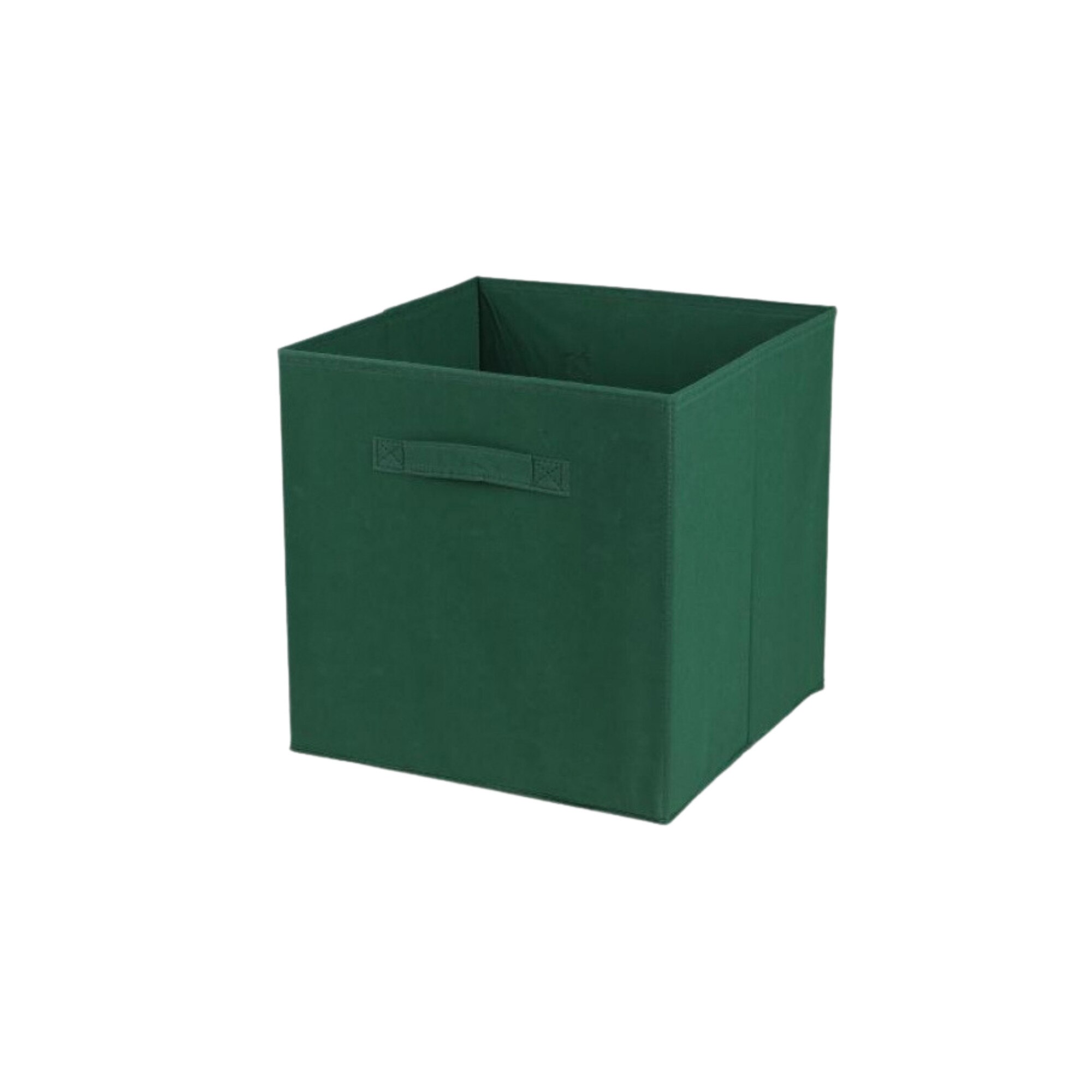 Cutie depozitare pliabila, tip cub, verde busuioc, 31x31 cm, Happymax ...
