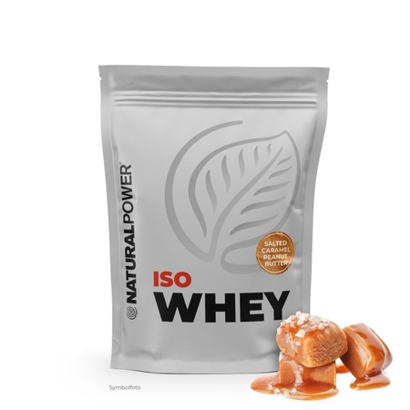 Izolat proteic din zer, Natural Power, aroma de Unt de Arahide si ...