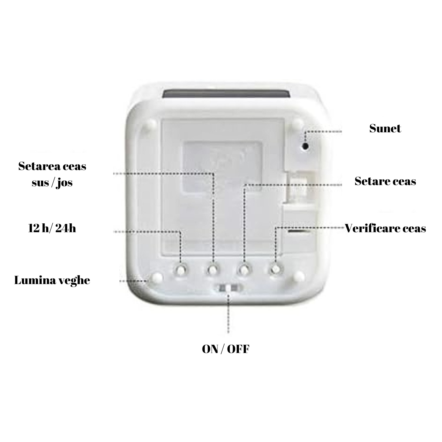 Ceas Decorativ cu Alarma RealVDM®, Minecraft TNT, Iluminat LED cu ...