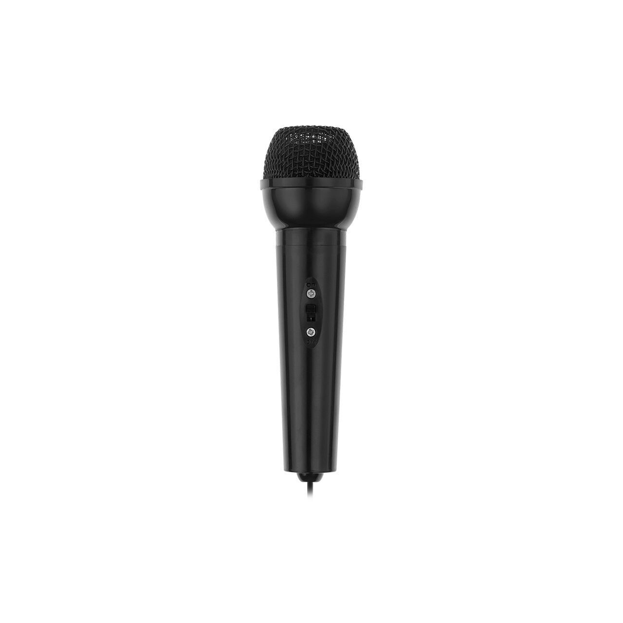 Microfon cu fir Karaoke, Jack 3.5 mm, 74 dB, Lungime cablu 190 cm - eMAG.ro