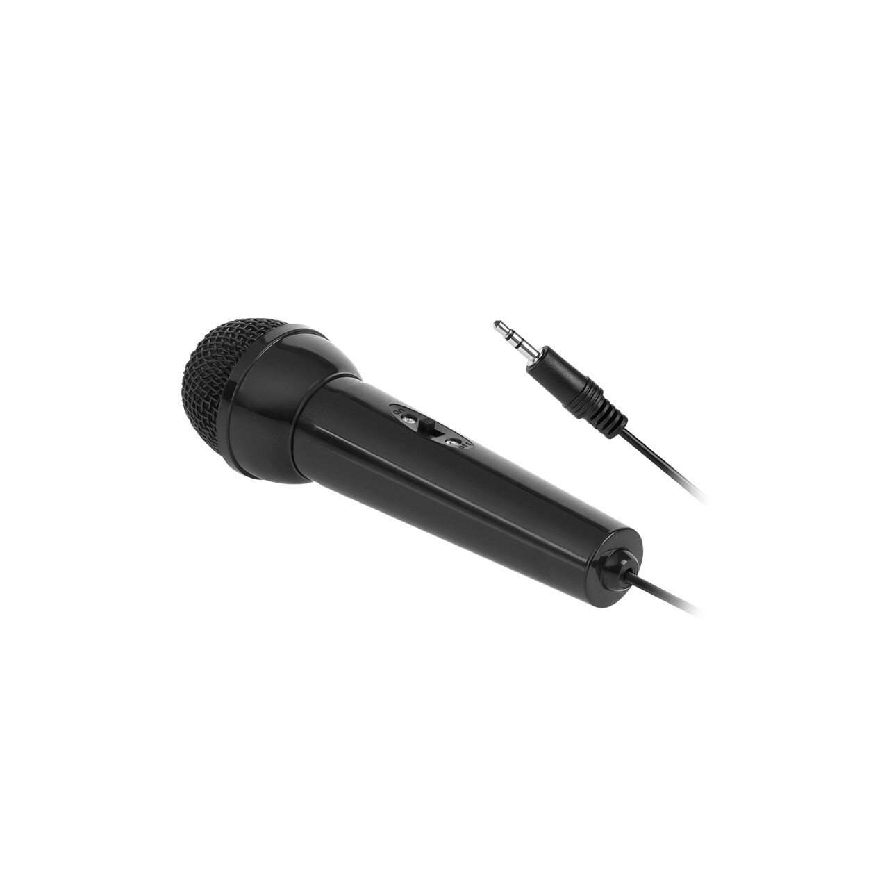Microfon cu fir Karaoke, Jack 3.5 mm, 74 dB, Lungime cablu 190 cm - eMAG.ro