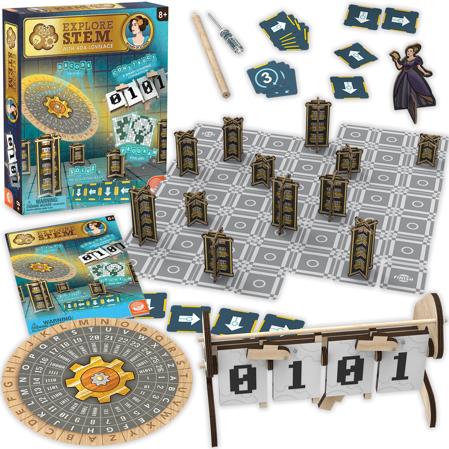 Образователен комплект, Discover STEM с Ada Lovelace, Mindware, Explore STEM с Ada Lovelace ...