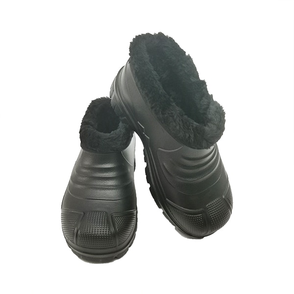 Saboti barbati imblaniti Hiboots din spuma EVA, Negru 45 EU - eMAG.ro