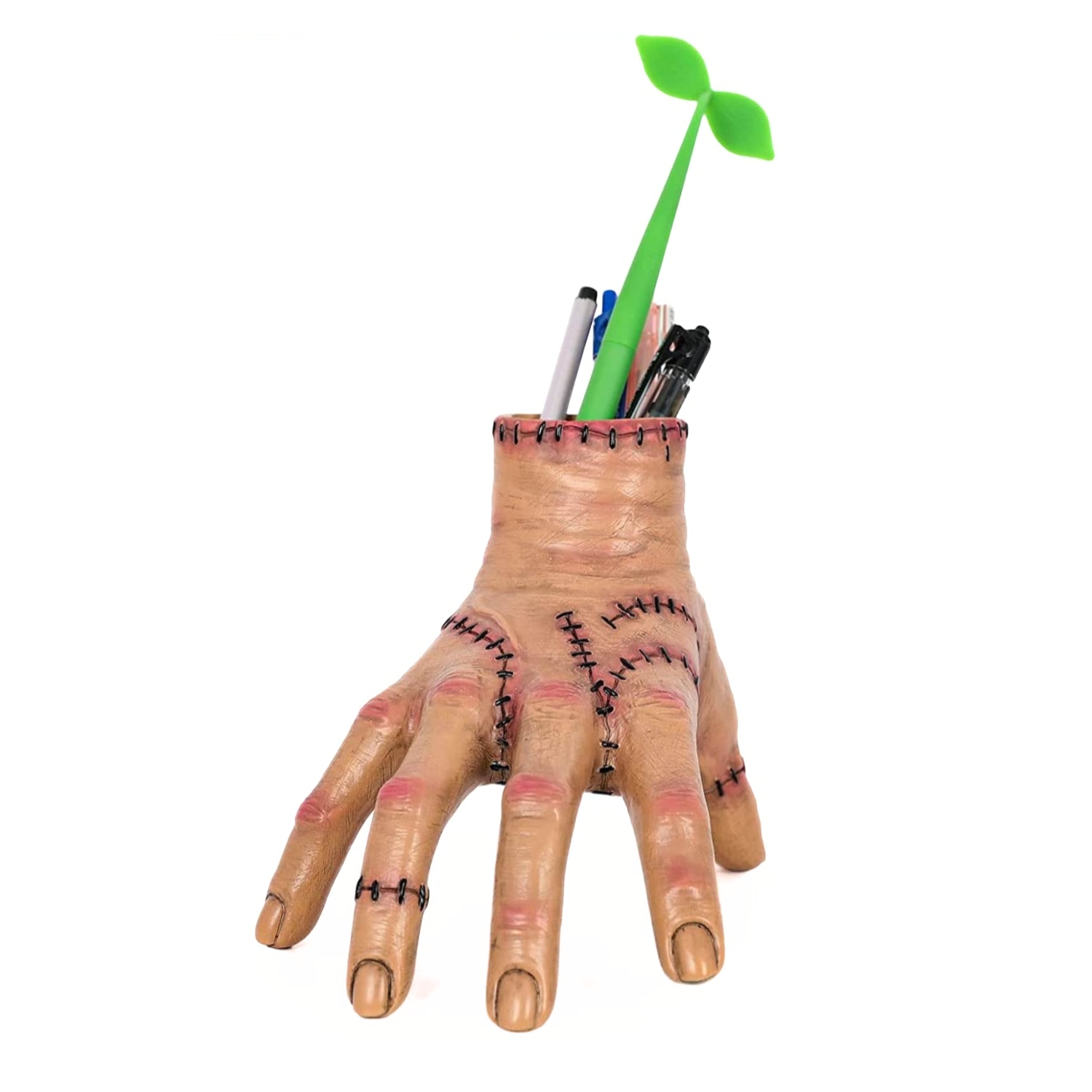 Figurina, Manuta RealVDM®, Personaj Wednesday Thing, Suport pixuri si ...