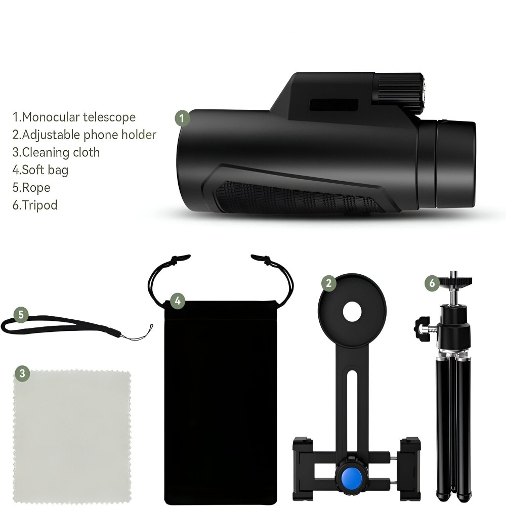 Monoclu Telescop Profesional Velixo®, Zoom HD 12x50, Prisma BaK-4 ...