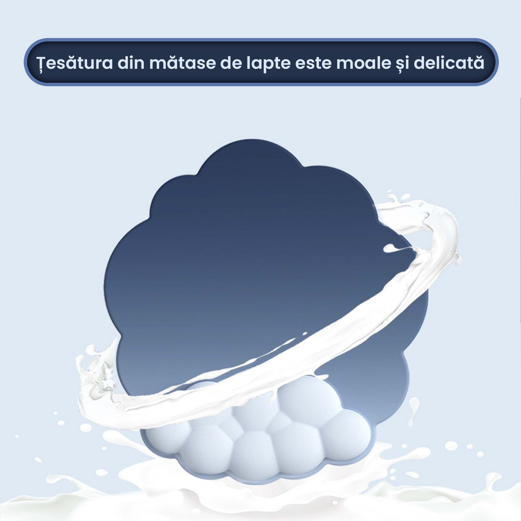 Mousepad ergonomic, spuma cu memorie pentru sustinere incheietura mana ...