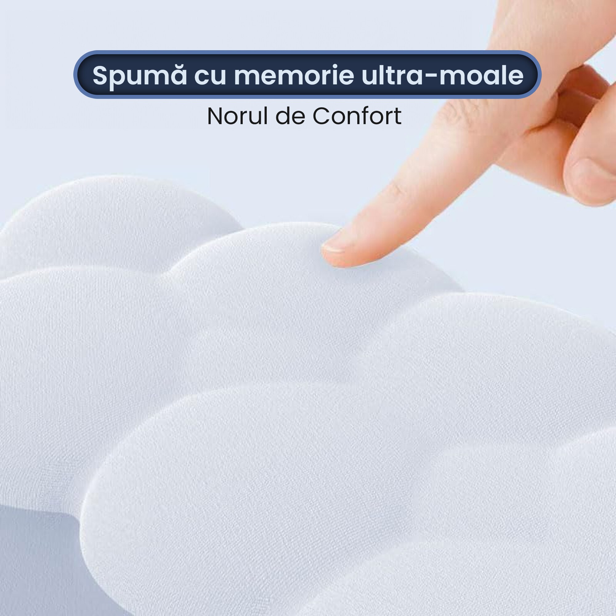 Mousepad ergonomic, spuma cu memorie pentru sustinere incheietura mana ...
