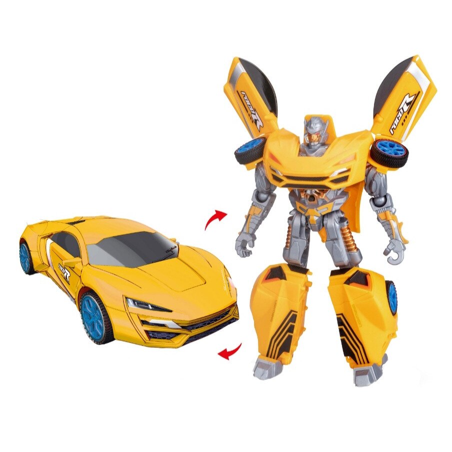 Robot transformers 2 in 1cu baterii, 32, 5 x 31 x 10, 5 cm - eMAG.ro