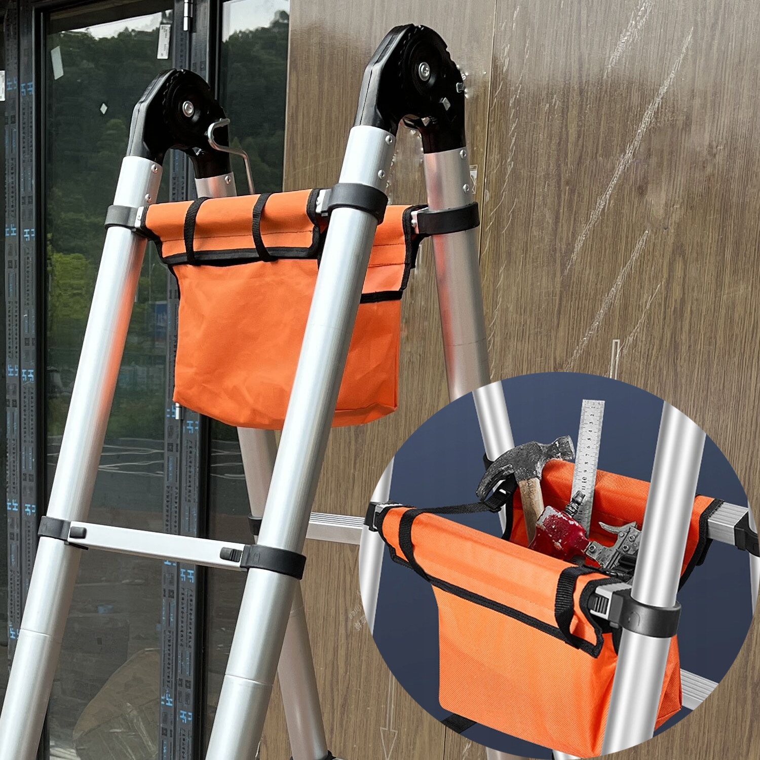 Scara telescopica multifunctionala, Hooha, Aluminiu, Pliabila, Greutate ...