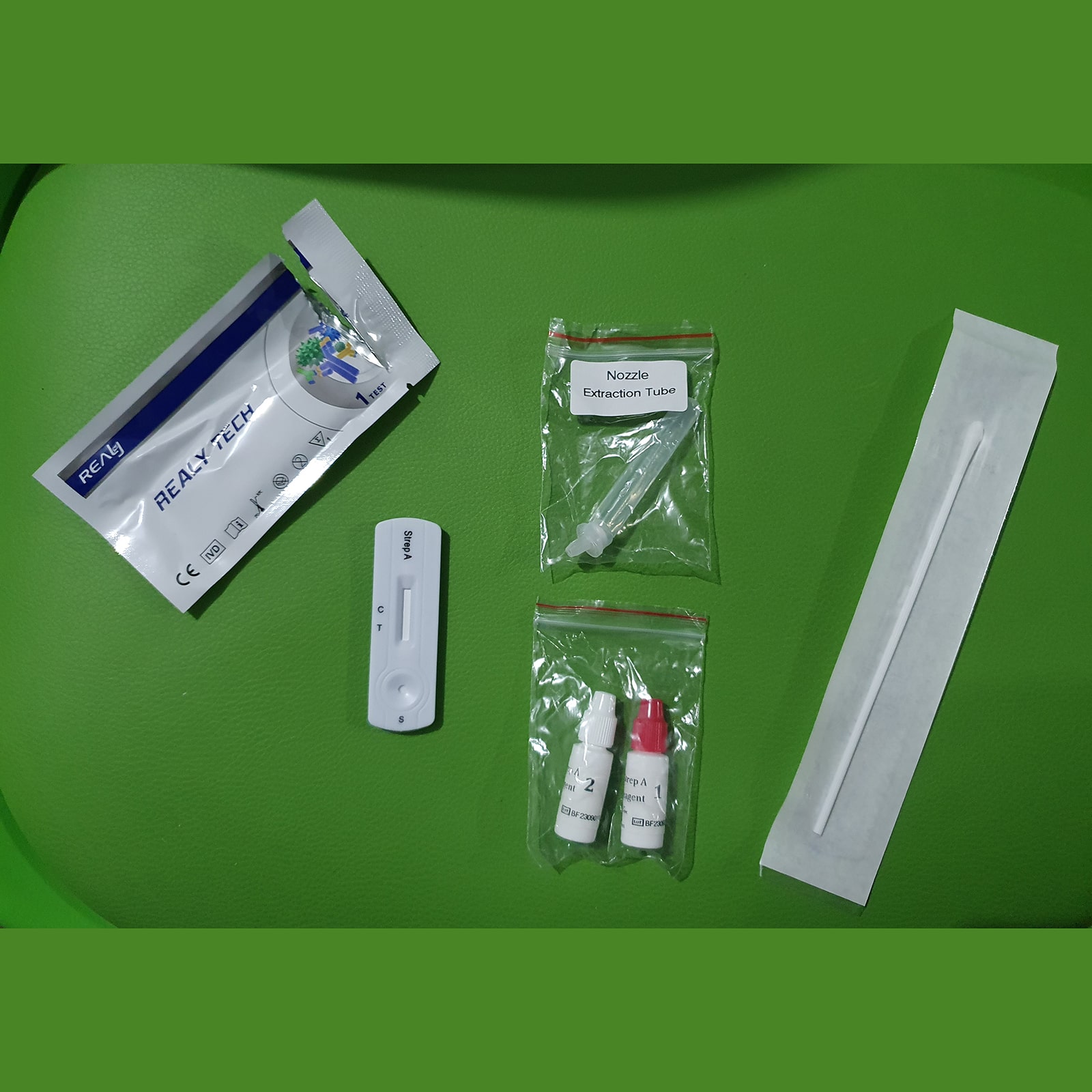 Test Rapid Antigen, Streptococ Beta-Hemolitic de Grup A, Realy Tech ...