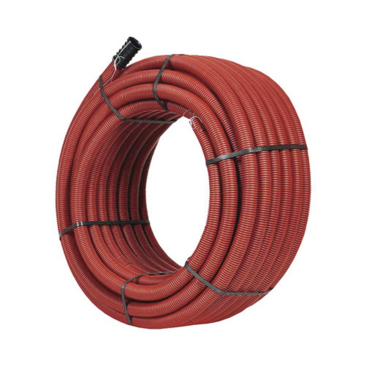 Teava Flexibila Corugata Din Polietilena Tehnoworld Ø63 Mm 50m 450n ...