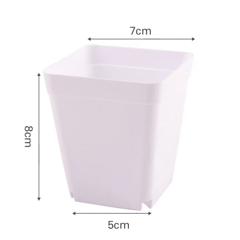 Set 10 Ghivece de flori, Sunmostar, Plastic, 7 x 8cm, Multicolor - eMAG.ro