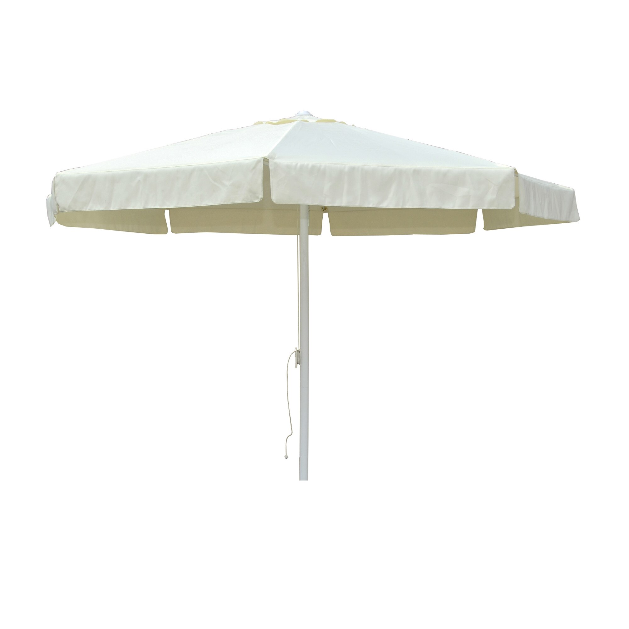 Umbrela de gradina, Campus, 3x3m, Poliester, Alb - eMAG.ro