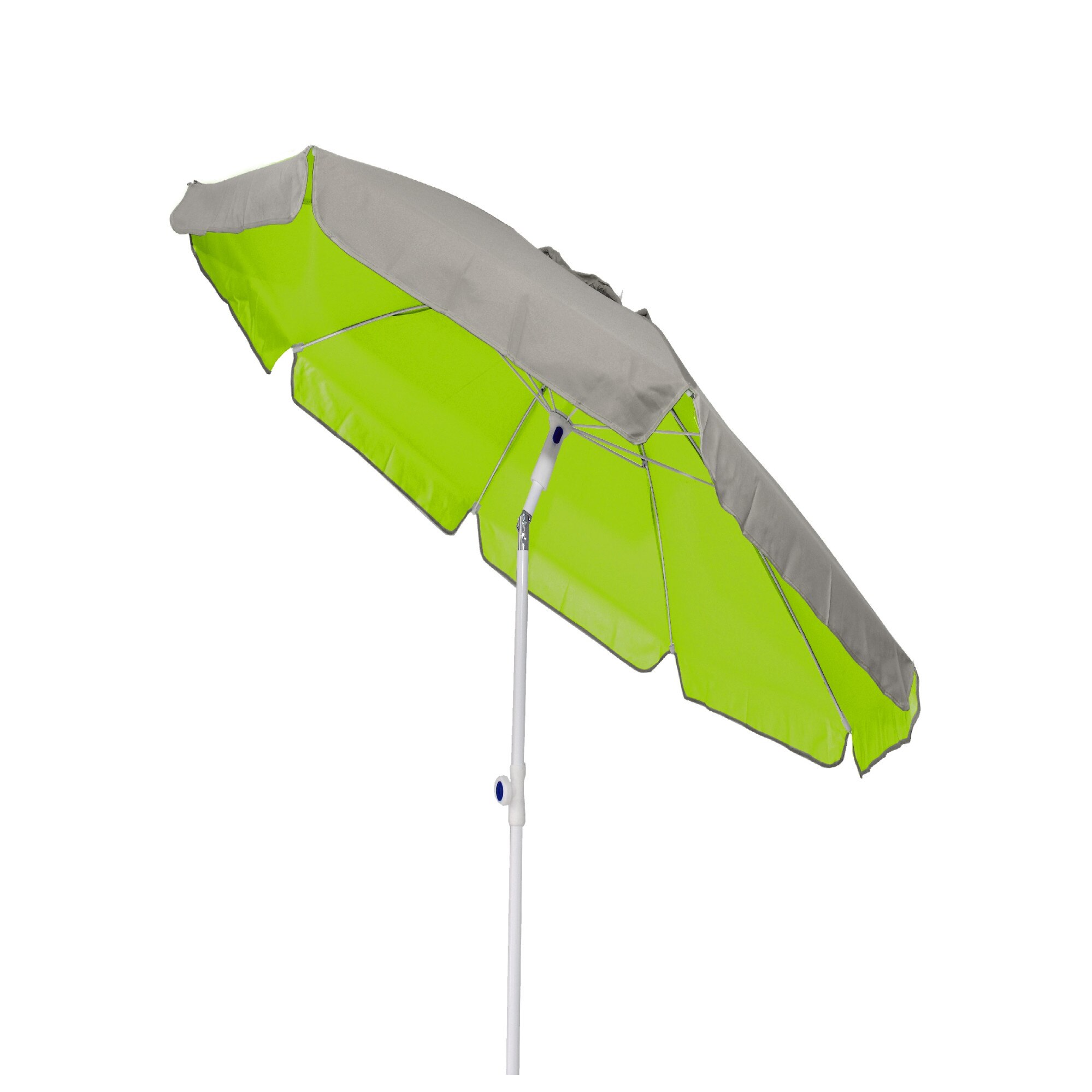 Umbrela de gradina, 2x2m, Poliester, Gri/Verde - eMAG.ro