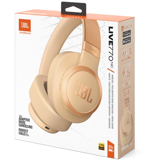 Casti audio wireless over-ear JBL LIVE 770NC, True Adaptive NC ...