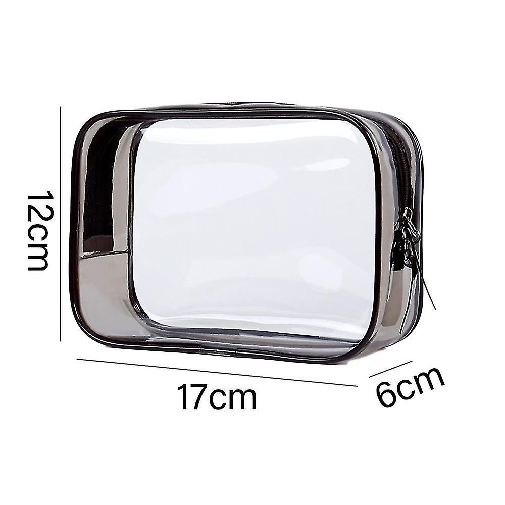 Set 2 portfarduri, Longziming, PVC, Negru/Transparent - eMAG.ro