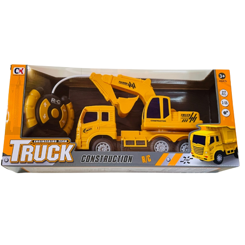 Camion cu telecomanda, macara PowerTruck, 45 x 11x 17 cm - eMAG.ro