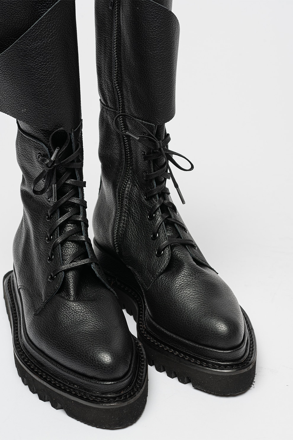 Mihaela Glavan, Кожени ботуши, Черен, 35 - eMAG.bg