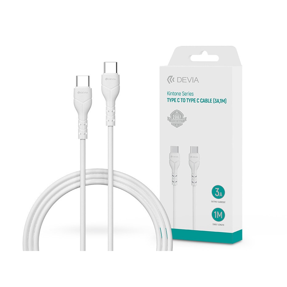 Devia Usb Type C Usb Type C кабел за данни и зареждане с 1 M кабел