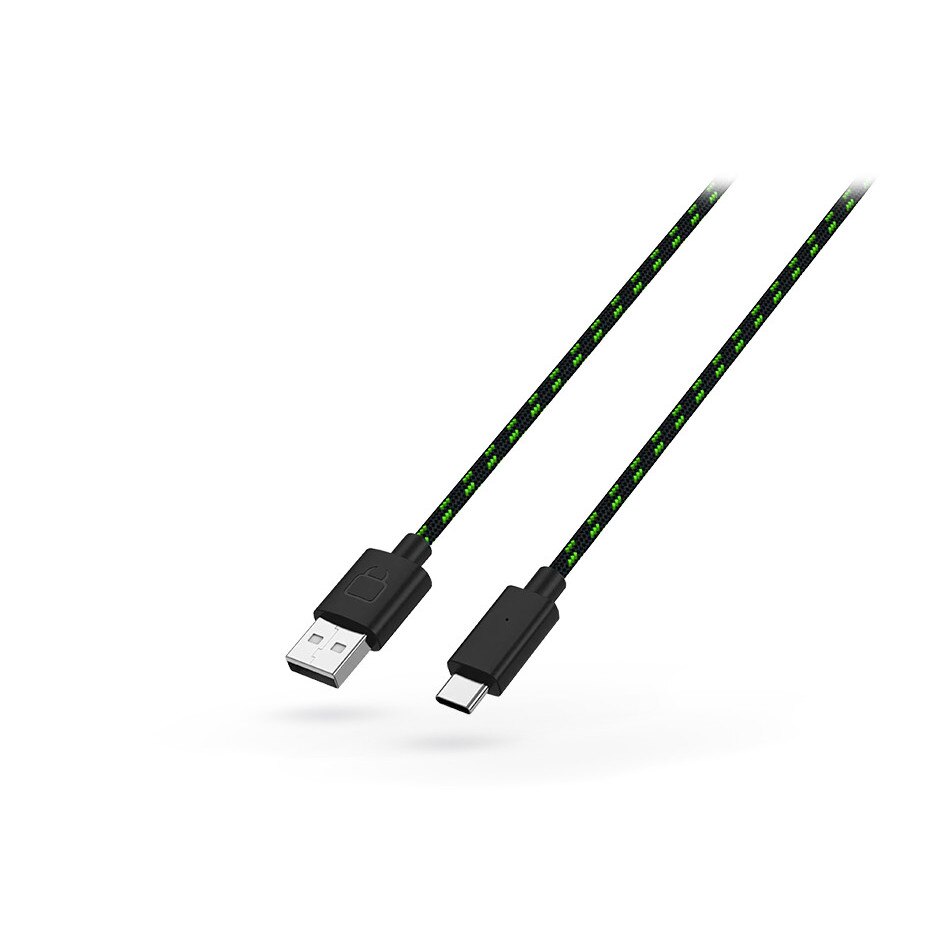 Cablu de incarcare USB Type-C, Venom, USB-A - cu cablu de 2 m, Negru ...