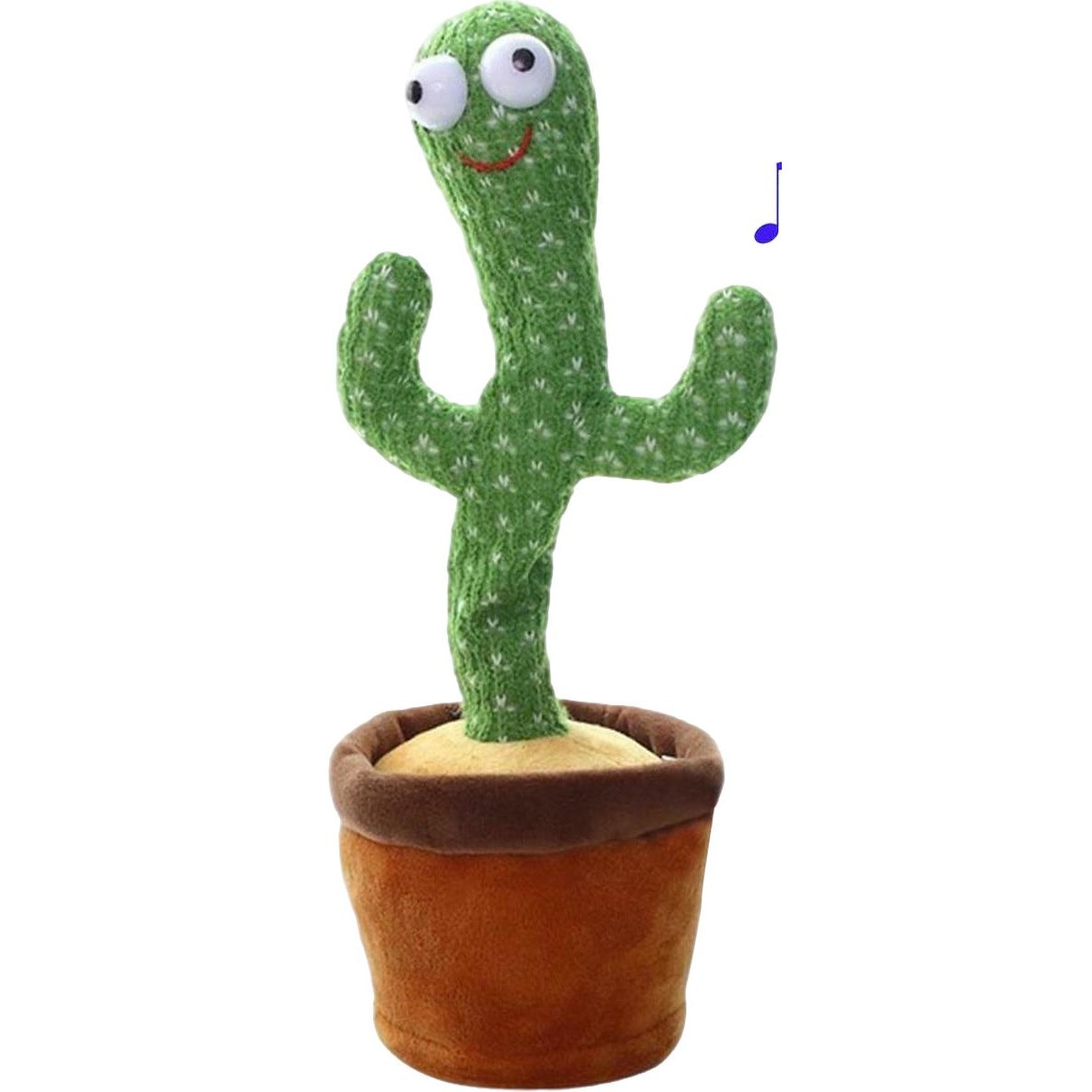 Cactus vorbitor de plus, reincarcabil, se misca, pentru copii peste 4 ...