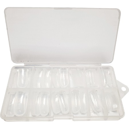 Set tipsuri, 100 Piese, Transparent - eMAG.ro