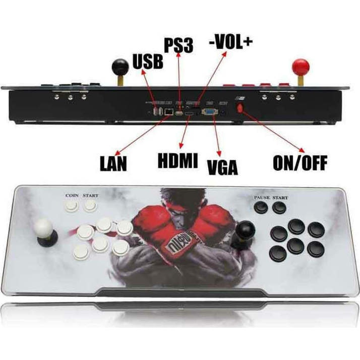 Joc Retro Stick Arcade, 2000 jocuri, Negru - eMAG.ro