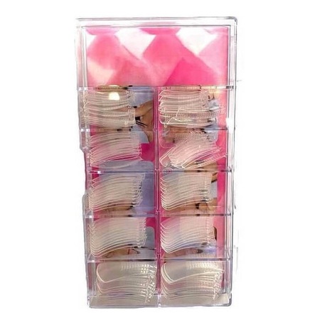 Set tips-uri pentru unghii, Transparent - eMAG.ro