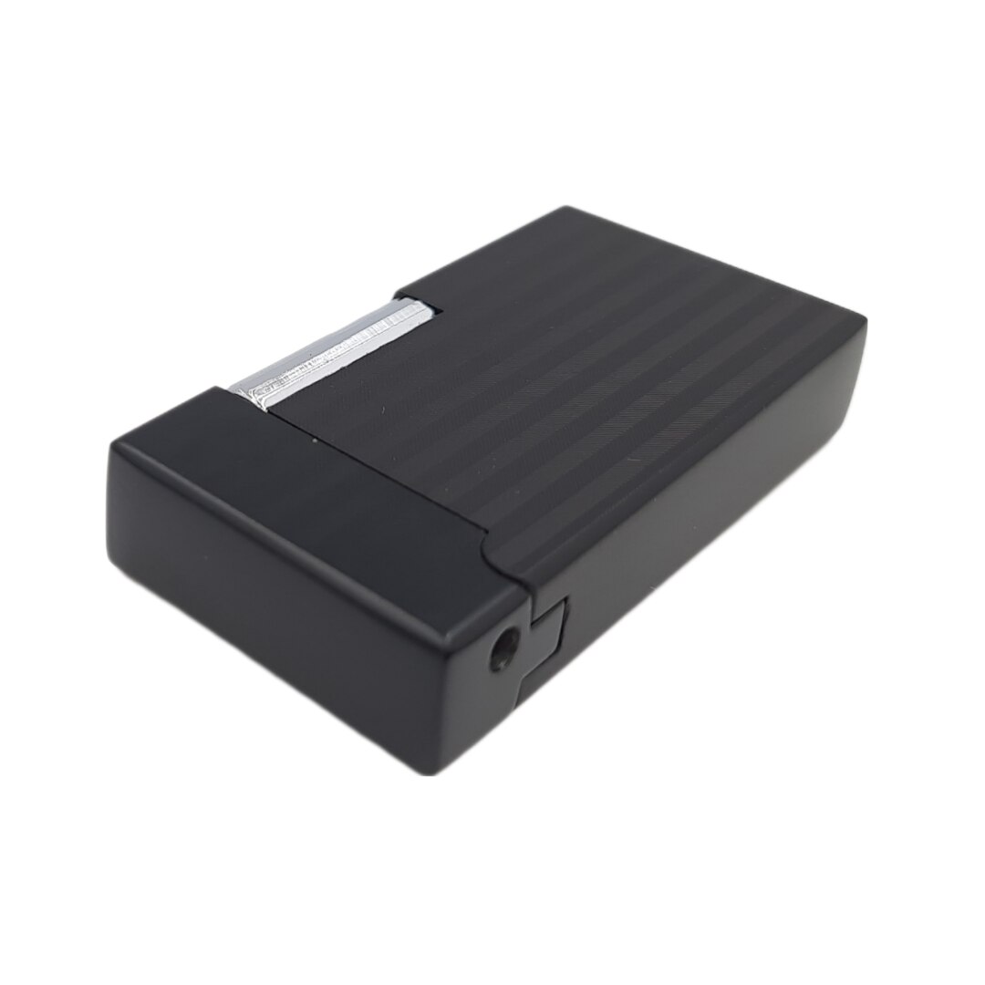 Bricheta cu gaz, Metal, 6x3.2x1.2cm, Argintiu/Negru - eMAG.ro