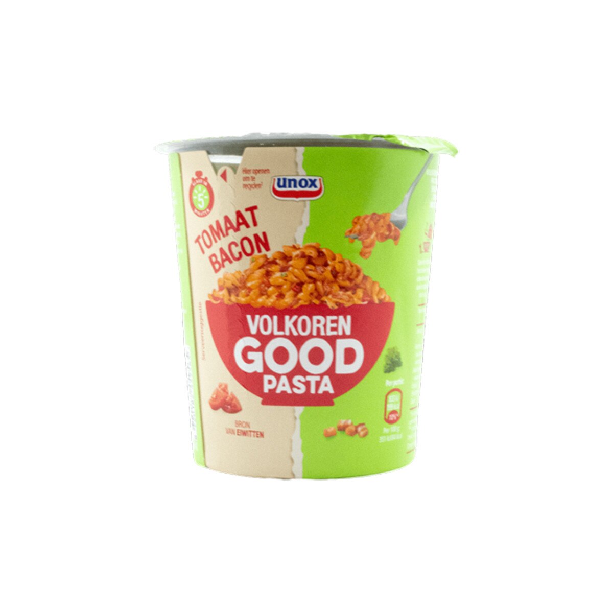 Paste instant, cu gust de bacon si sos de rosii, gata in 5 minute, Unox ...