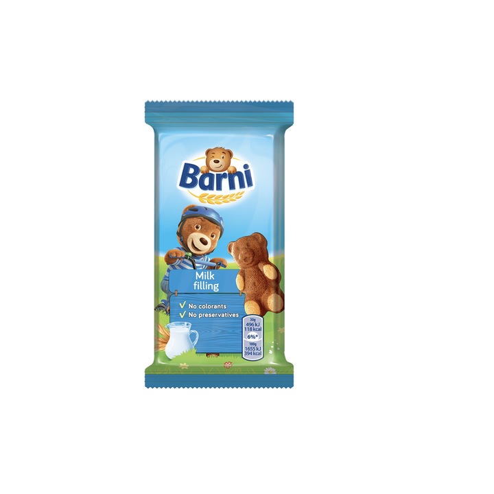 Ursuleti cu crema de lapte Barni 30 g - eMAG.ro