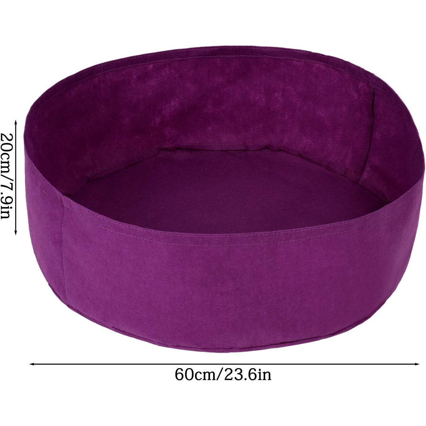 Pat de plantare ridicat, Sunmostar, Textil, Violet - eMAG.ro