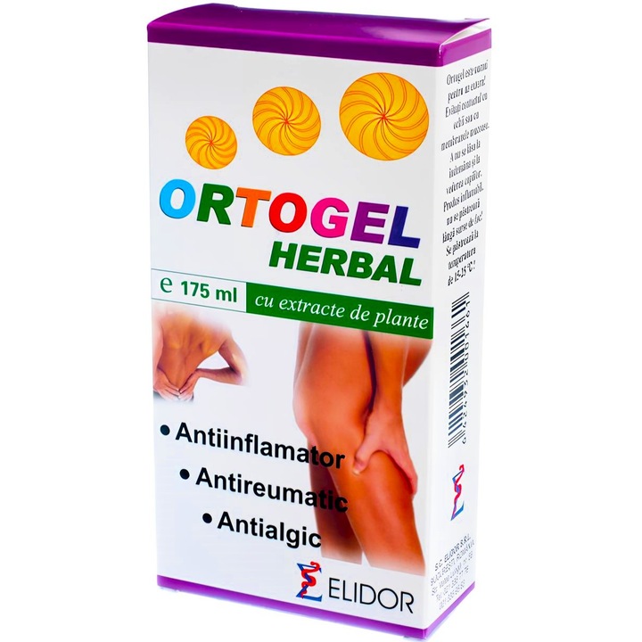 Gel Herbal OrtoGel cu extracte de plante, cu rol antireumatic ...