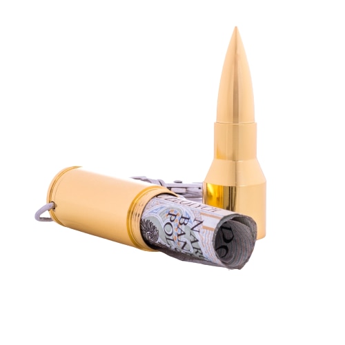 Breloc glont cu ascunzatoare pentru bani sau obiecte mici, 9 x 1.5 cm ...