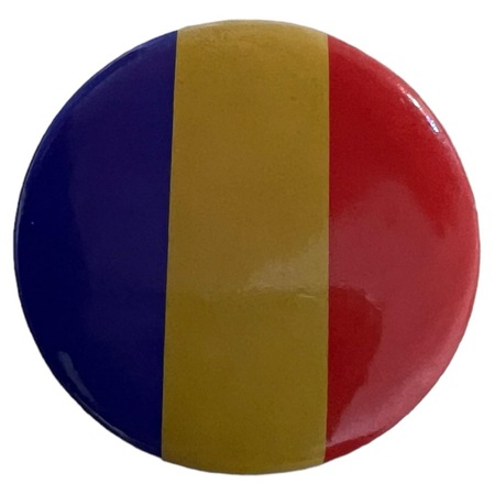 Insigna Steagul Romaniei, rotunda, 3 cm - eMAG.ro