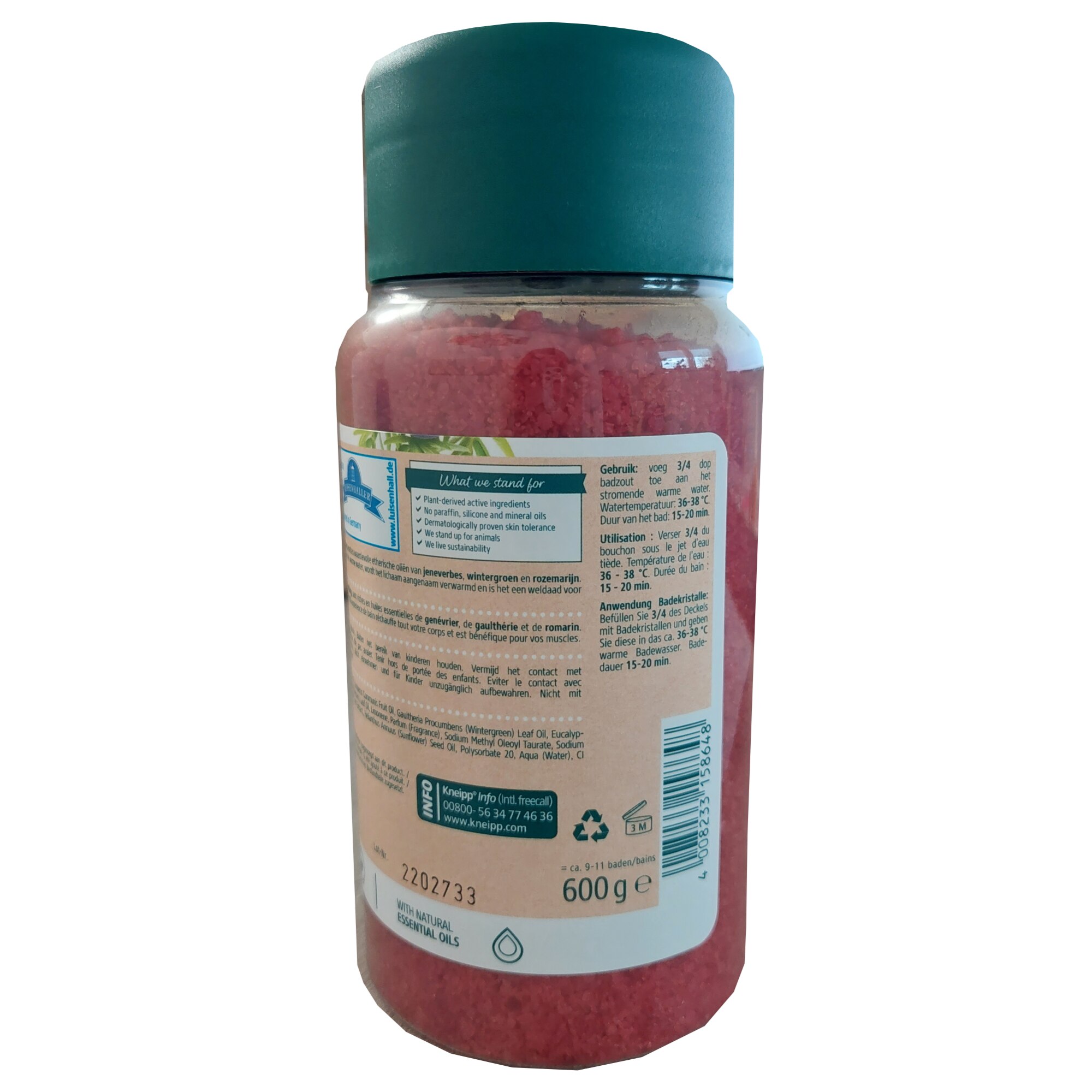 Sare de baie relaxare musculara Kneipp 600g - eMAG.ro