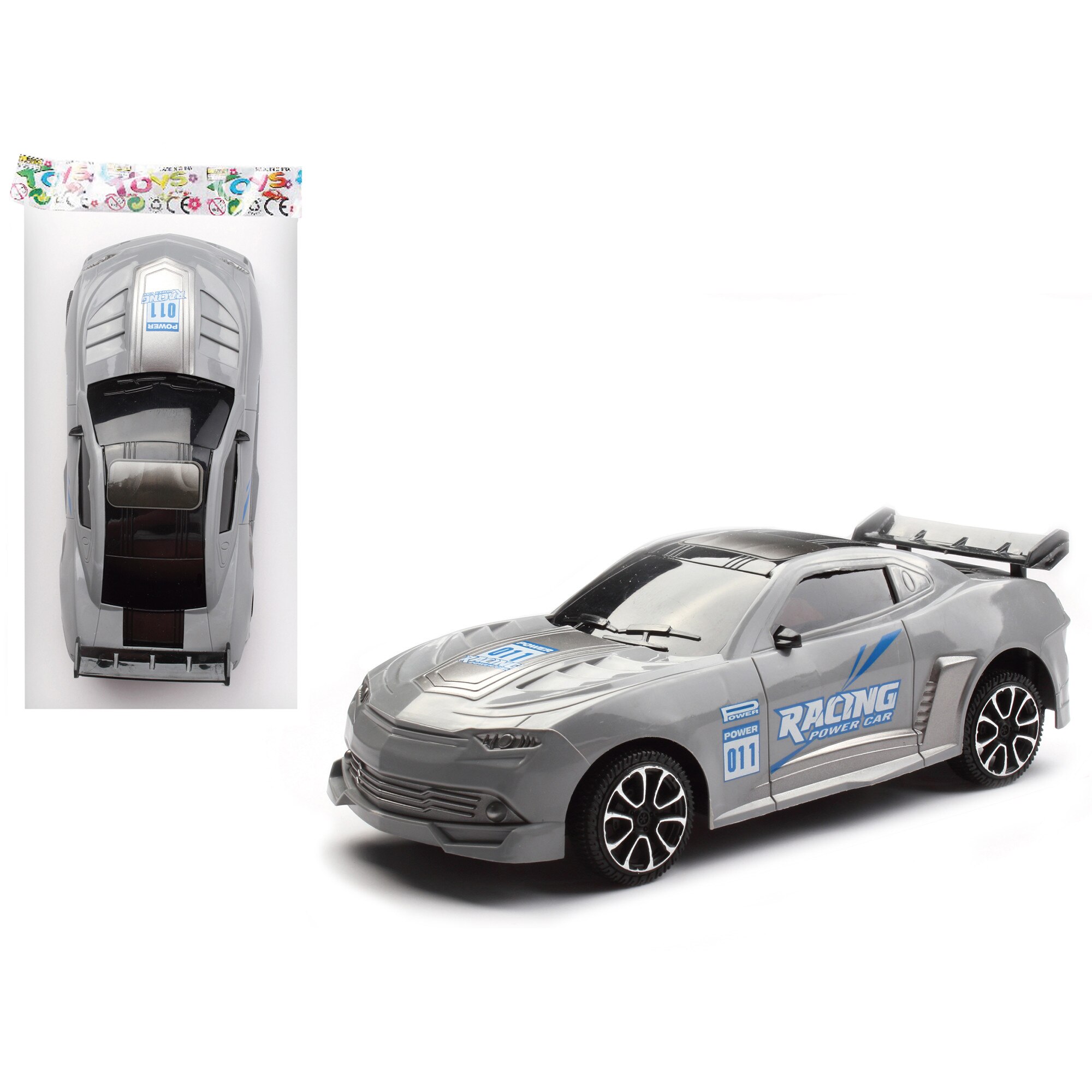 Masina de jucarie, Trifox, Plastic, 23 cm, Gri - eMAG.ro