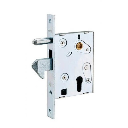 Broasca poarta exterior, 64 x 72 mm, cu carlig si bolt ghidaj, zincat ...