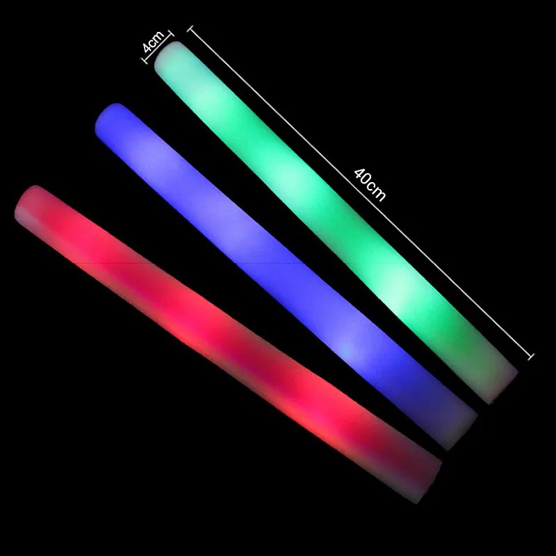 Bagheta foam stick cu LED multiple culori, PROCART, 6 functii iluminare ...