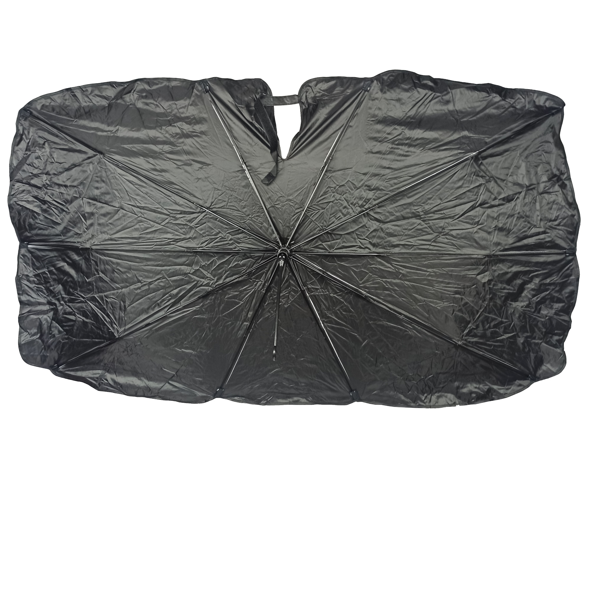 Parasolar auto retractabil 143 x 86 cm, tip umbrela, pliabil, protectie ...