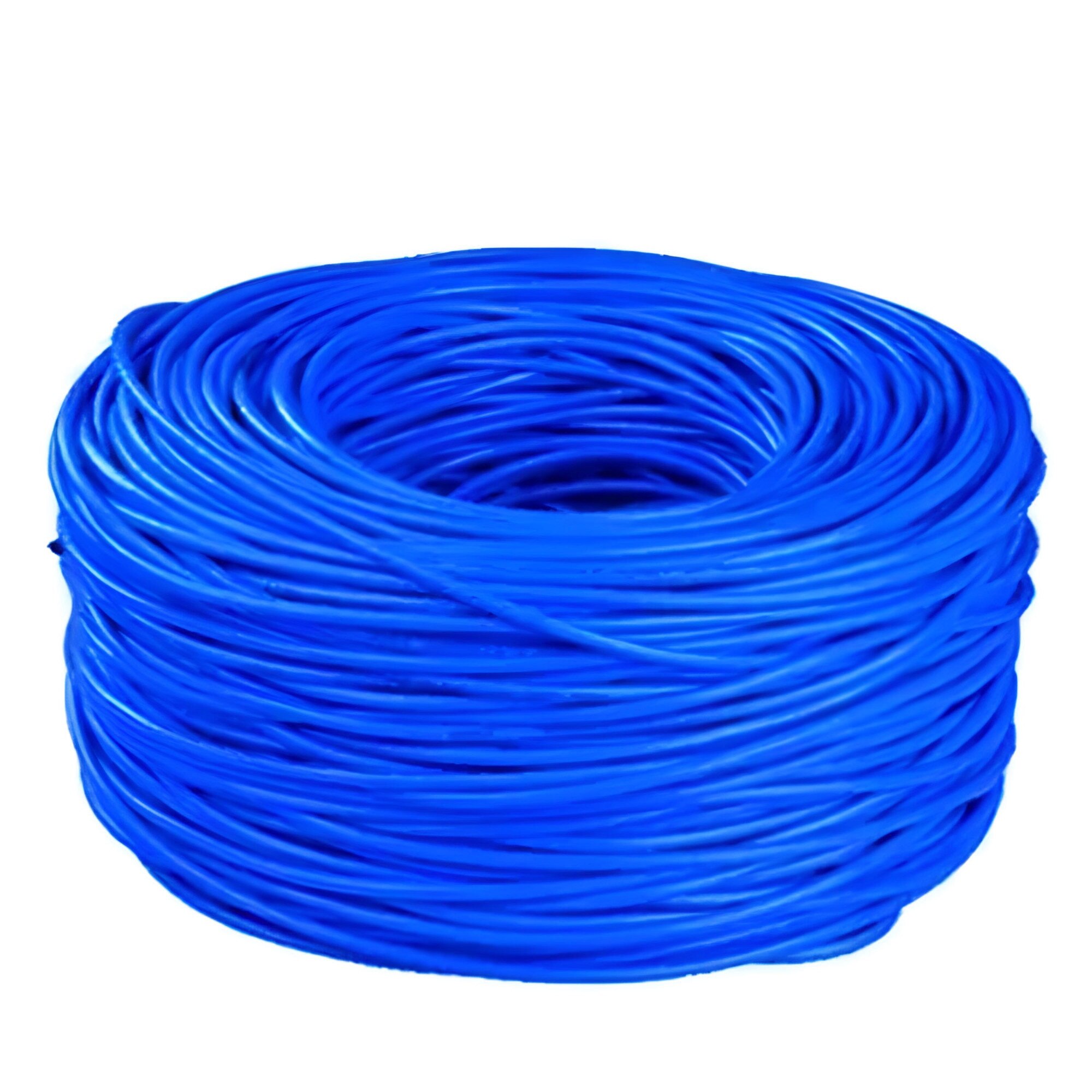 Cablu de Retea LAN UTP, cat.5E, Cupru, Rola 305m, Albastru - eMAG.ro