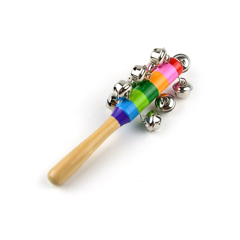 Instrument percutie cu 10 clopotei metalici, jucarie zornaitoare - eMAG.ro