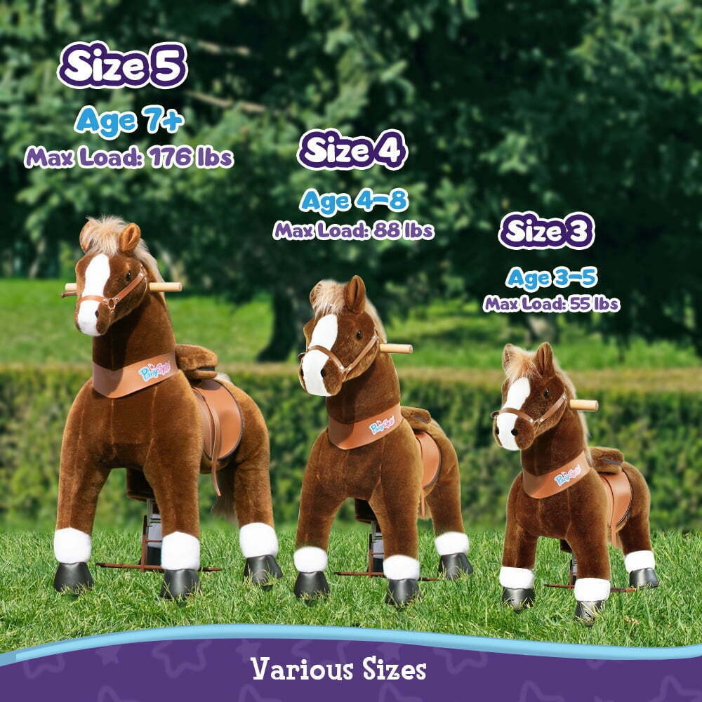 Scuter, PonyCycle, Model U, Ponei, maro, 4-8 ani - eMAG.ro