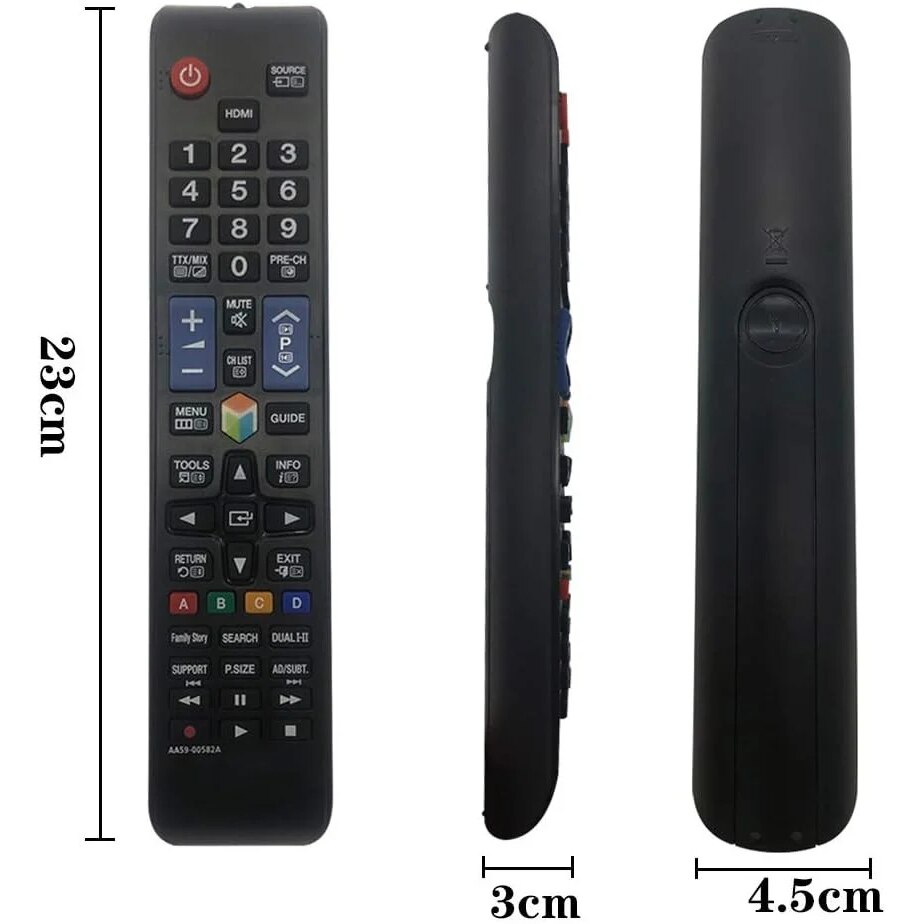 Telecomanda universala pentru Samsung TV Riry, ABS, multicolor, 23 x 3 ...