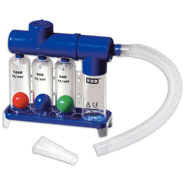 Spirometru portabil pentru exercitii de respiratie, model Tri-Gym - eMAG.ro