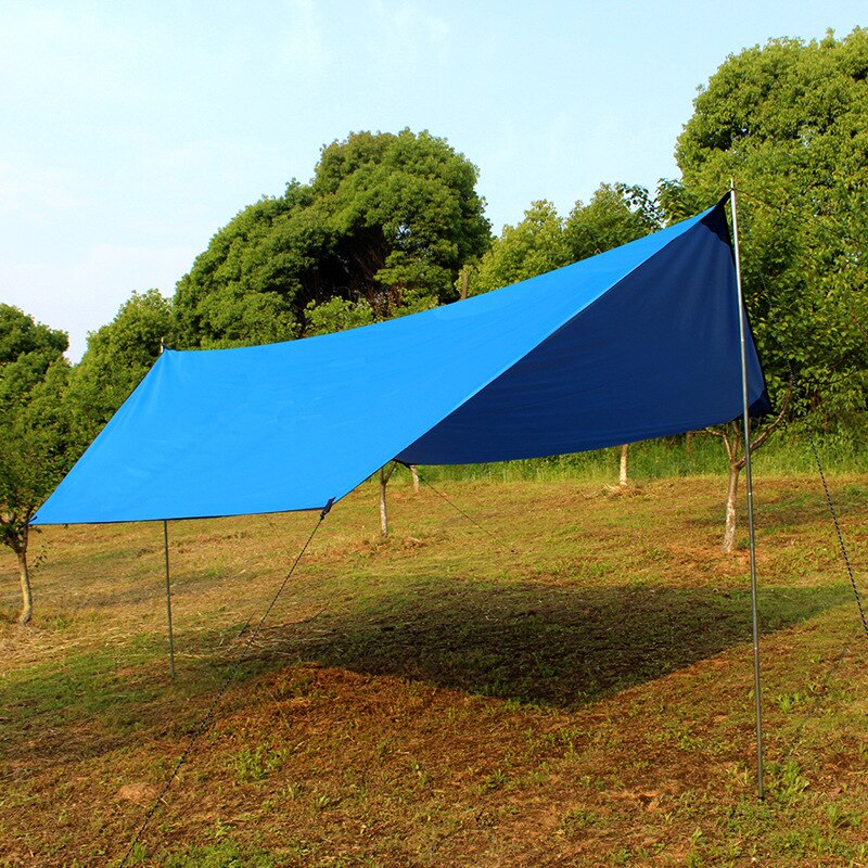 Parasolar gradina, Sunmostar, Panza Oxford, 3 x 3 m, Albastru - eMAG.ro