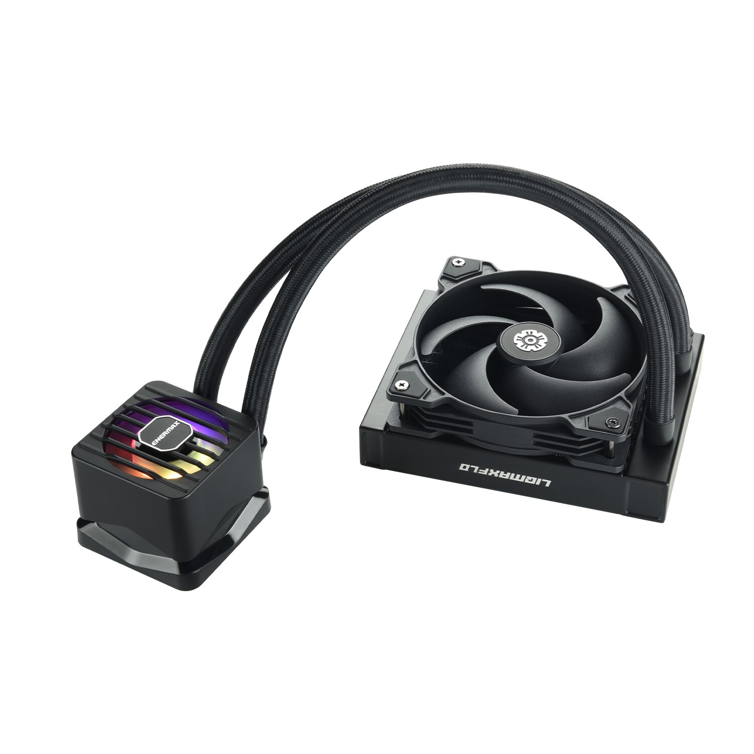 Hűtő, Enermax, Liqmaxflo SR, 120, 500-1800 ford./perc, 300 W, LGA1700 ...