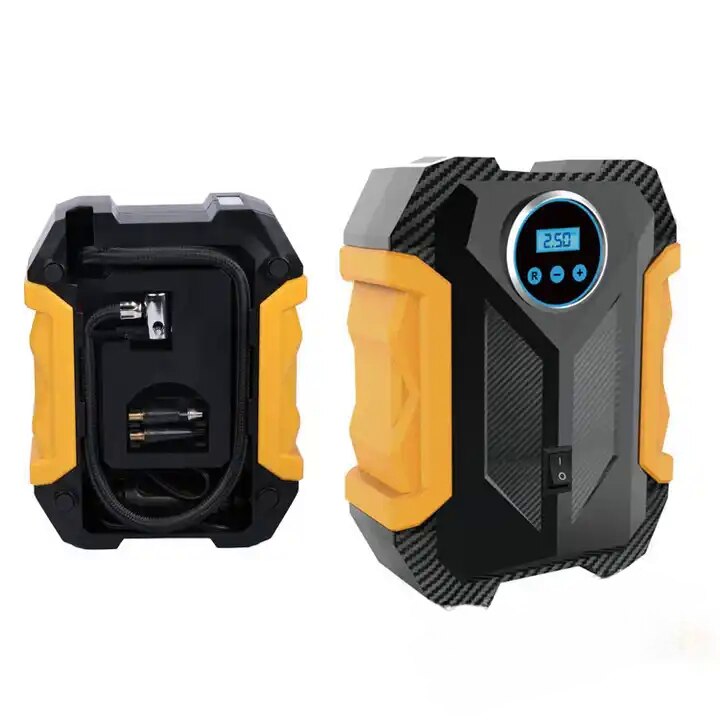 Compresor auto digital, C1399-1, afisaj LED, alimentare 12V, 120W, 235L ...