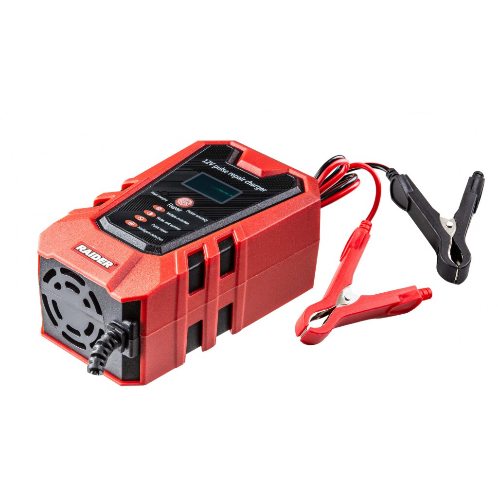 Incarcator auto invertor 12V 75Ah LCD RAIDER RD-BC18 - eMAG.ro